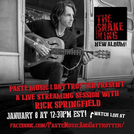 TODAY: Rick Springfield Facebook / YouTube Live Session Interview ...