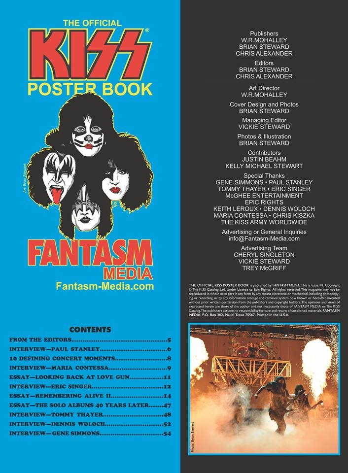 KISS Poster Book – Contents Unveiled – Fantasm – 8 Official Collection ...