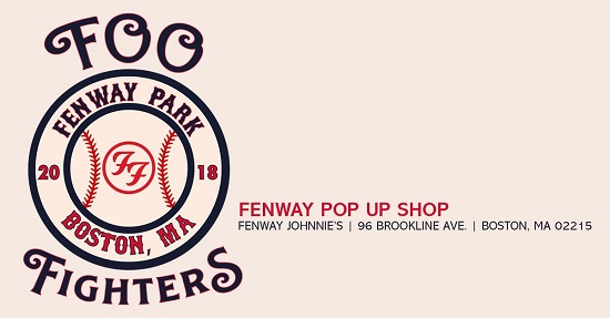 Foo Fighters Pop Up Store @ Fenway Johnnie’s in Boston, MA – Directions ...