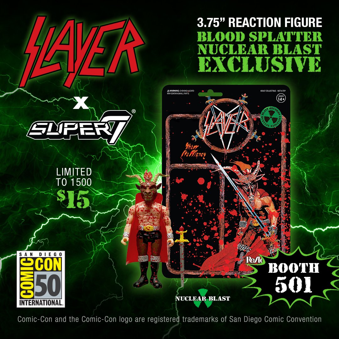Slayer Action Figure ‘Show No Mercy’ | full in bloom