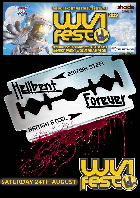 K.K. Downing @ Wv1fest 2019 w/ Judas Priest Tribute Band Hellbent ...