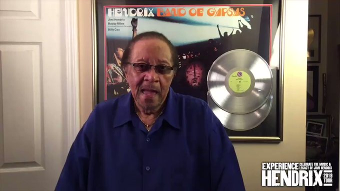 Billy Cox: 2019 Experience Hendrix Tour Invite+Joe Satriani – VIDEO ...