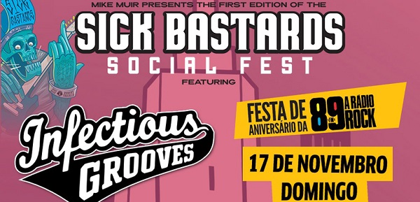 Infectious Grooves in Brazil 2019 w/ Robert Trujillo, Jim Martin, Mike ...
