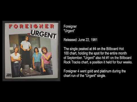 Foreigner ‘4’ Engineer Tony Platt Talks 1981 Album, “Waiting for a Girl ...