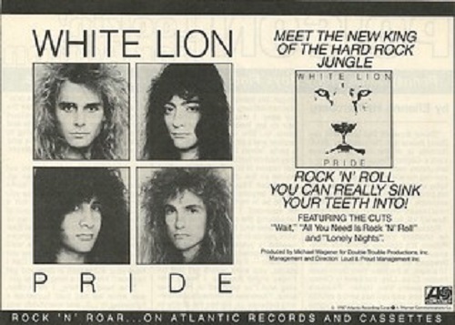 White Lion “Wait” from ‘Pride’ Peaked @ #8 on this Day – The full in ...