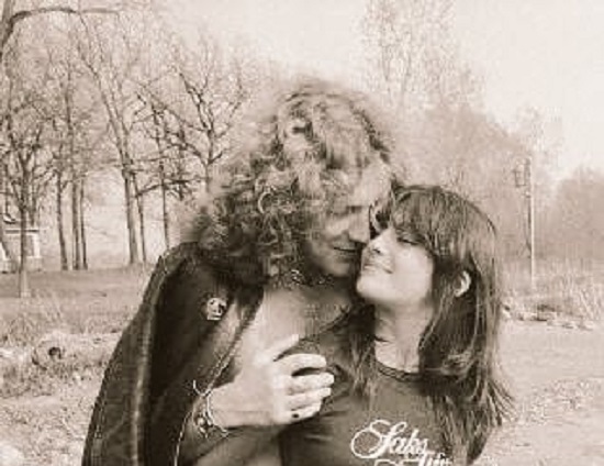 Robert Plant with Groupie Audrey Hamilton During Led Zeppelin’s 1977 US ...