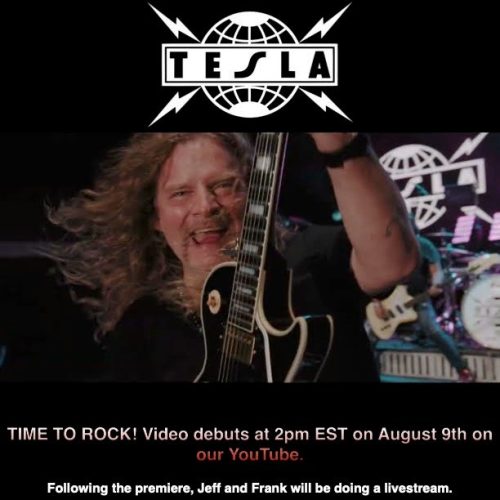 Tesla “Time to Rock” NEW SONG/VIDEO Premiere – 2022 – w/ LIVESTREAM ...