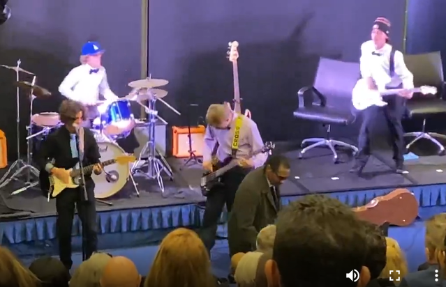 Proud Papa: C.C. DeVille’s Son Vallon “Destroying his drums with his ...